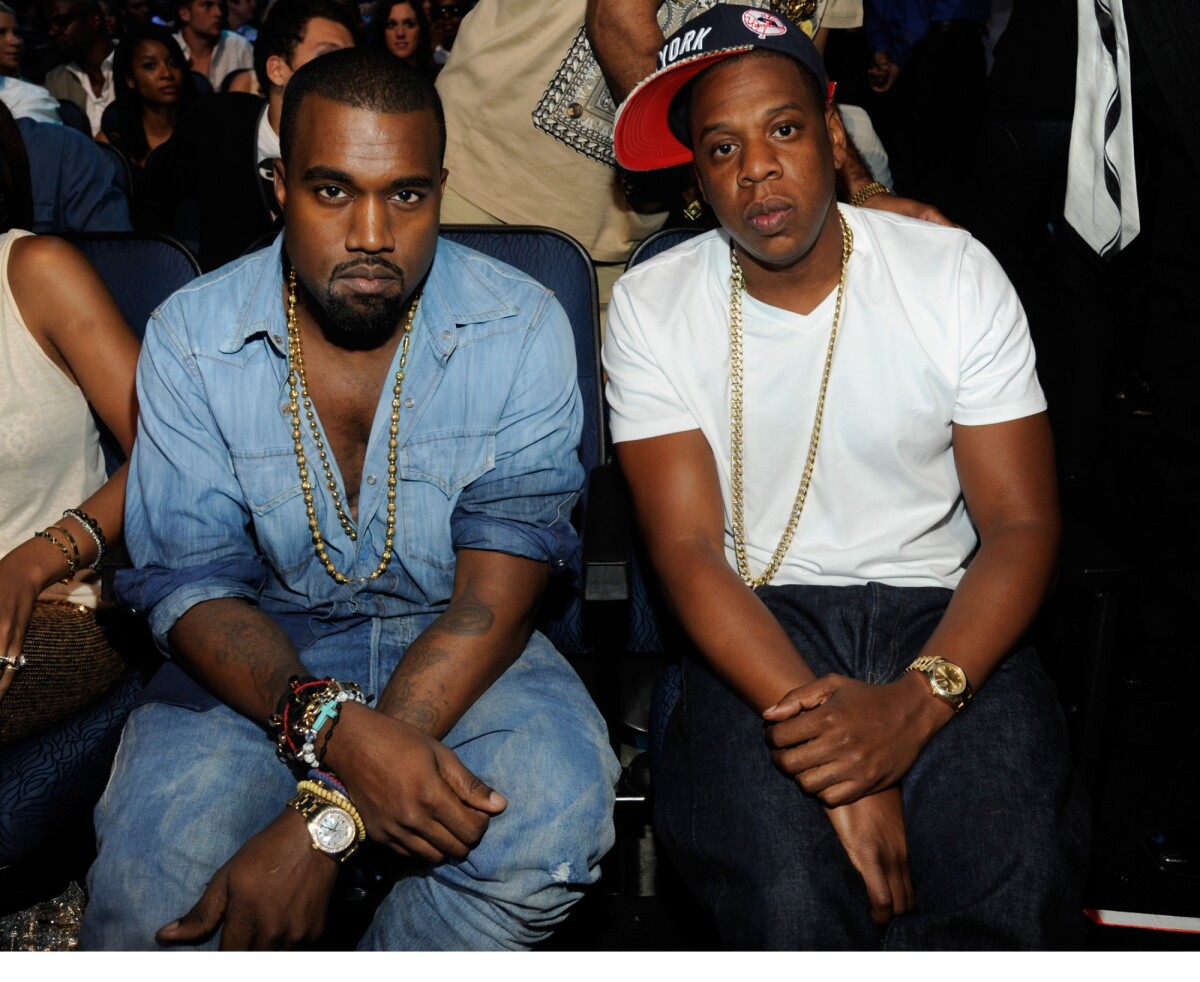 Photo : Kanye West et Jay-Z aux MTV Video Music Awards à Los Angeles ...