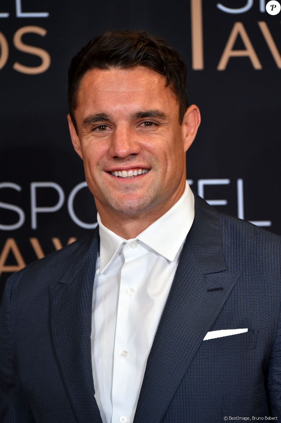 Dan Carter lors de la cérémonie des Sportel Awards au Grimaldi Forum à ...