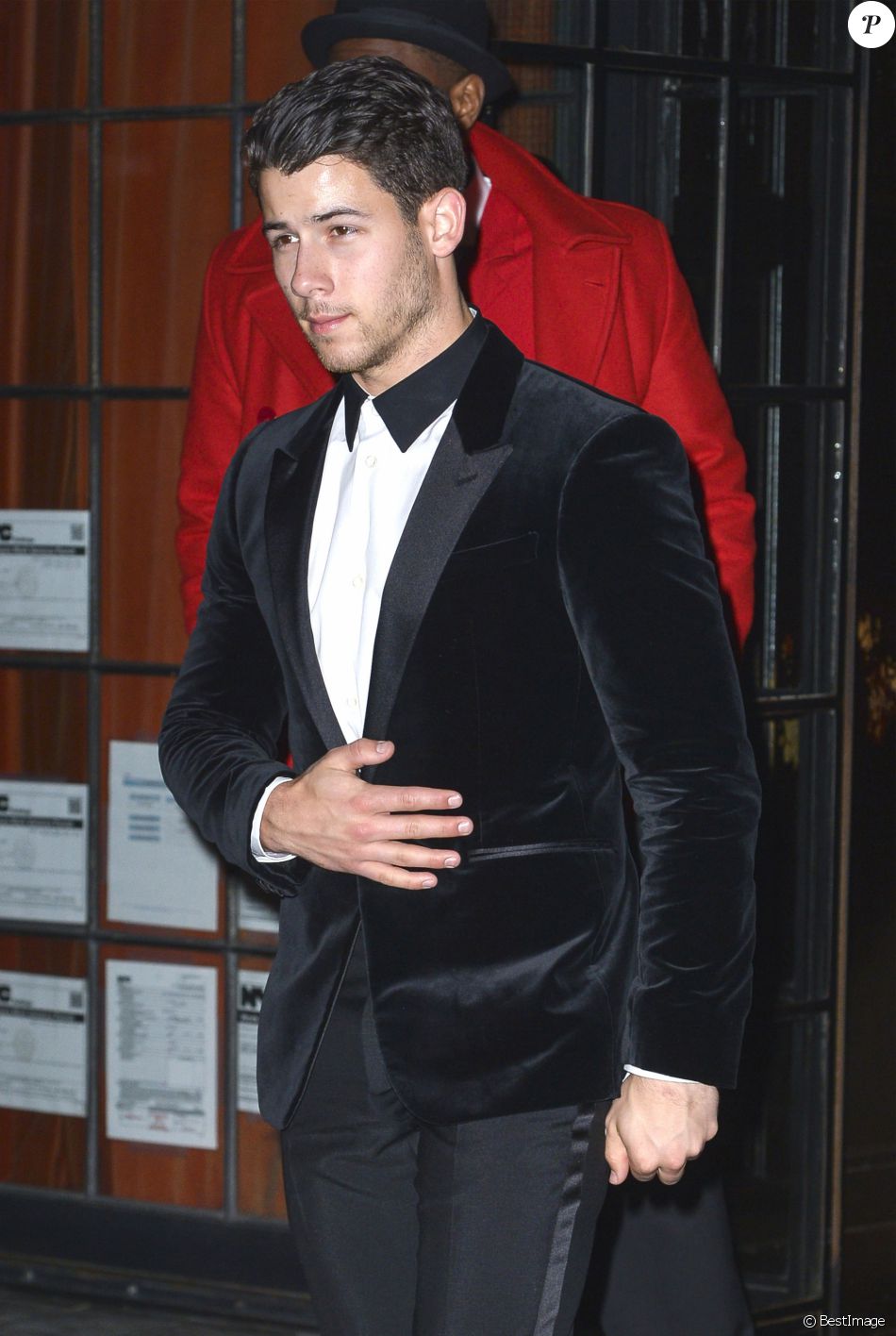 Nick Jonas se rend au combat de boxe UFC 205 au Madison Square Garden à ...