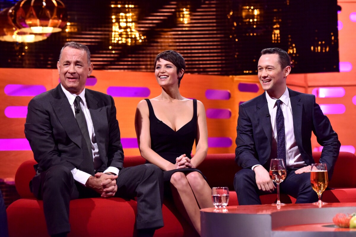Photo : Tom Hanks, Gemma Arterton et Joseph Gordon-Levitt lors de l ...