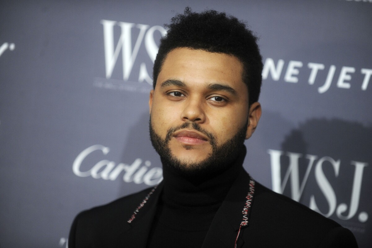 Photo : The Weeknd au photocall de la soirée WSJ Magazine Innovator ...