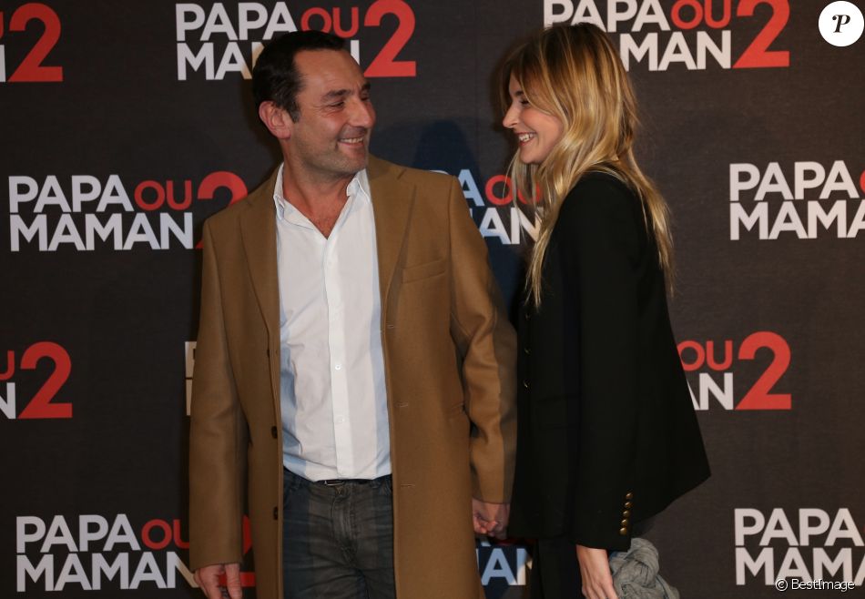 Gilles Lellouche et sa compagne Alizée Guinochet lors de l'avant ...