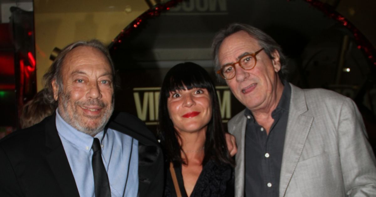 Exclusif - Franck Couécou, une ami et Philippe Lavil lors de la soirée ...