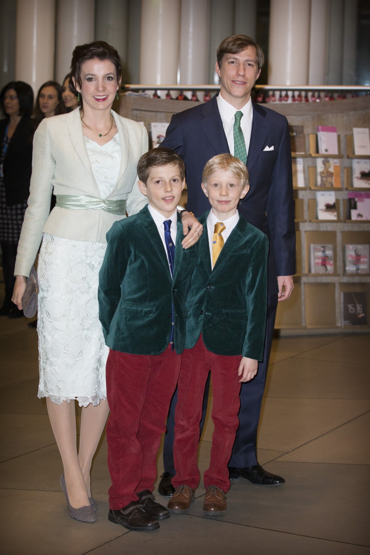 Photo : Le prince Louis et la princesse Tessy de Luxembourg avec leurs ...