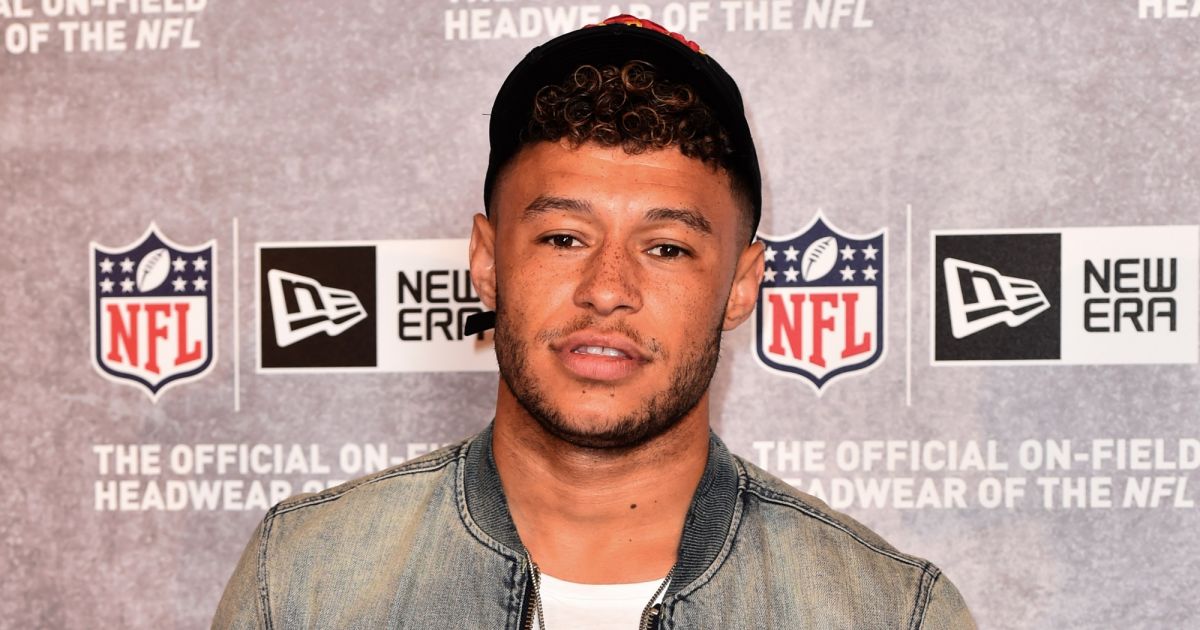 Alex Oxlade-Chamberlain au lancement de NFL House, à Londres le 20 ...