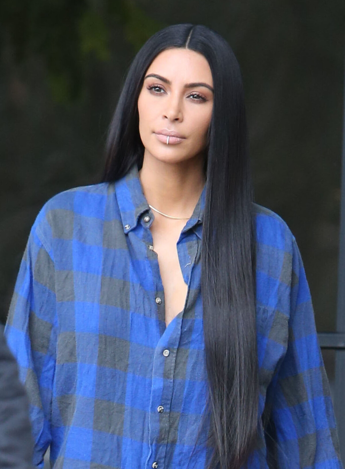 Photo : Kim Kardashian à la sortie d'un immeuble à Los Angeles. Elle ...
