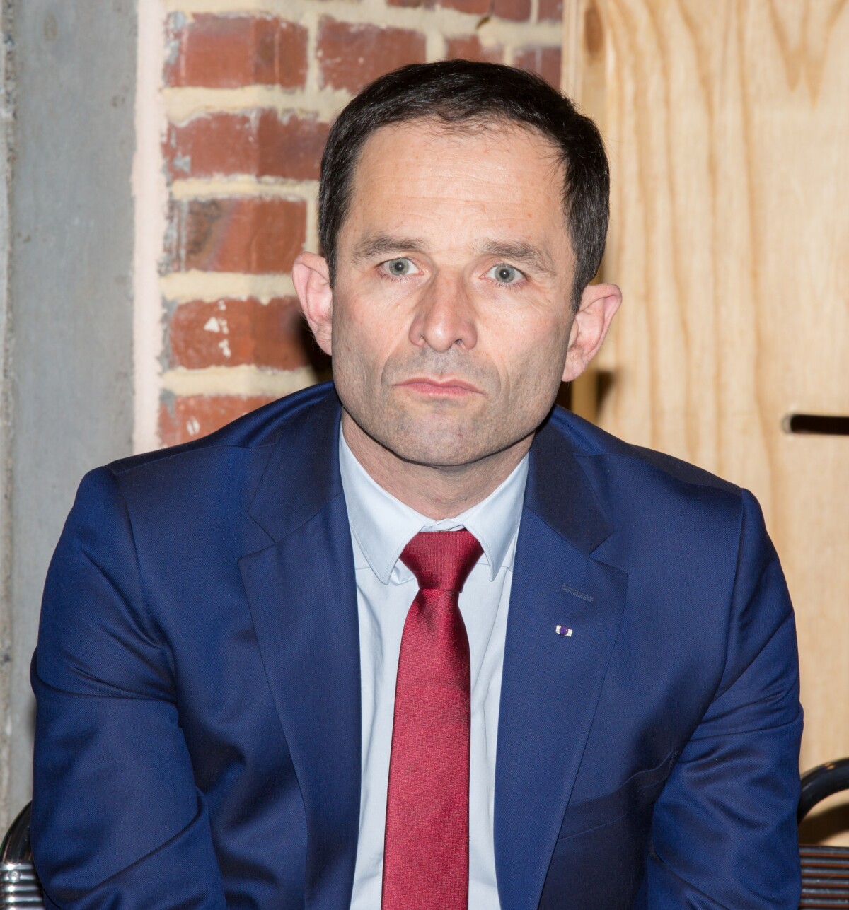 Photo : Benoît Hamon, candidat finaliste à la primaire à Gauche pour l ...