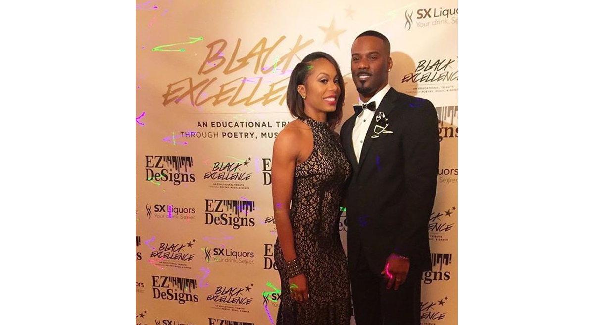 Photo : Sanya Richards-Ross et Aaron Ross attendent en 2017 leur ...