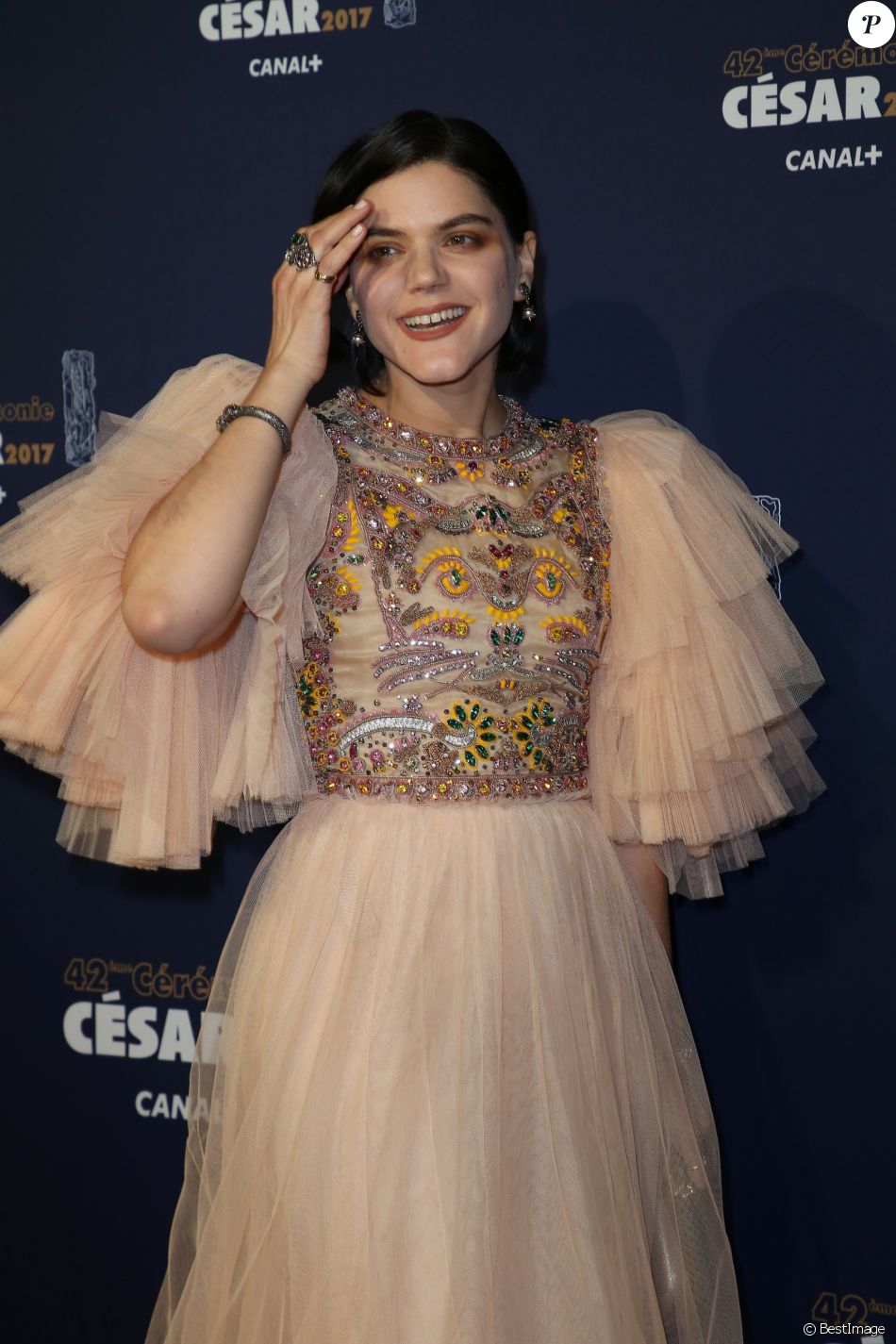 Soko (Stéphanie Sokolinski) - Photocall de la 42ème cérémonie des Cesar ...