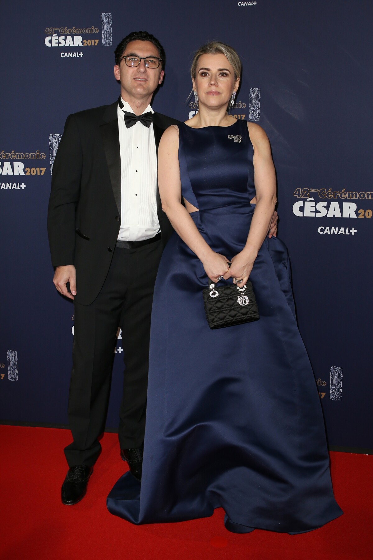 Photo : Maxime Saada (Directeur General du Groupe Canal+) et sa femme ...