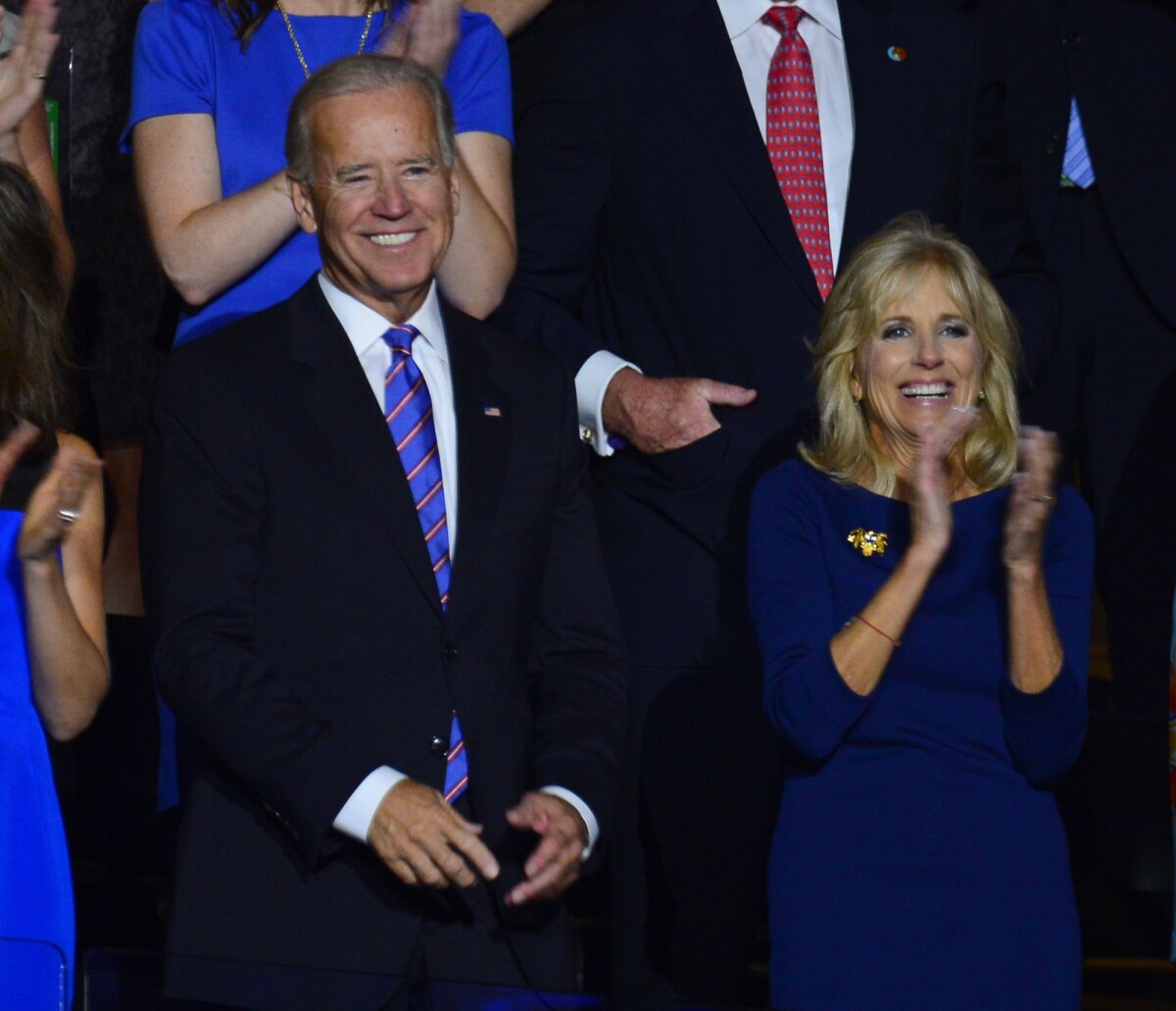 Photo : Joe Biden et Jill Biden en Caroline du Nord le 6 septembre 2012 ...