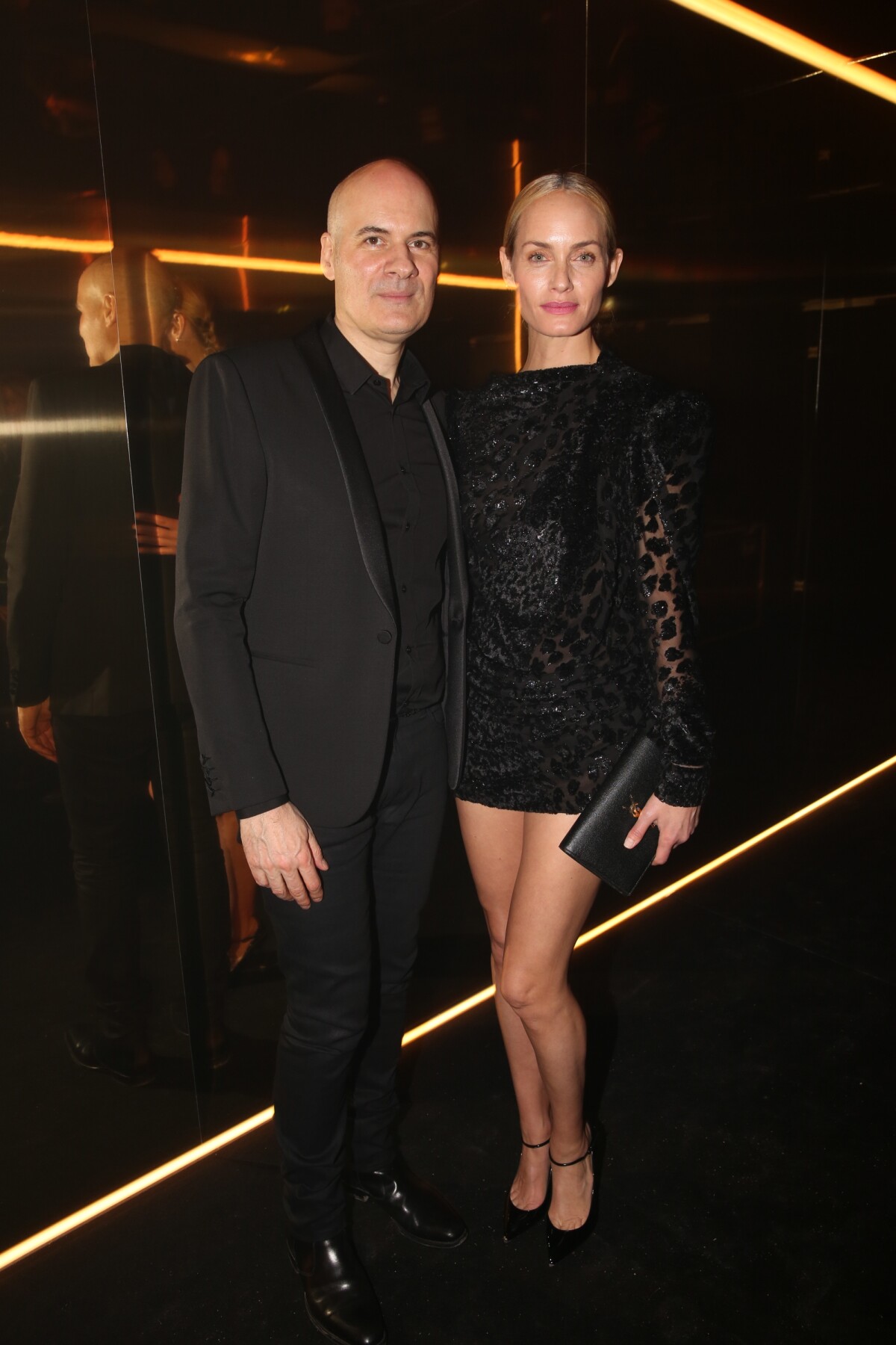 Photo : Stephan Bezy et Amber Valletta assistent à la soirée "YSL ...