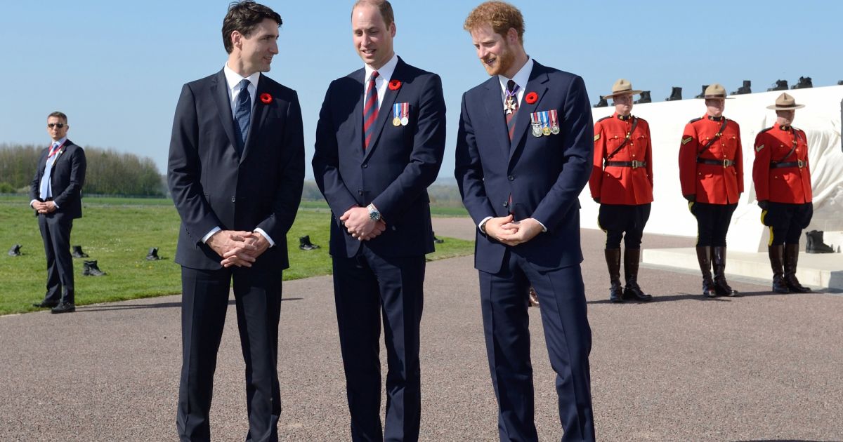 Le Premier ministre canadien Justin Trudeau, le prince William, duc de ...