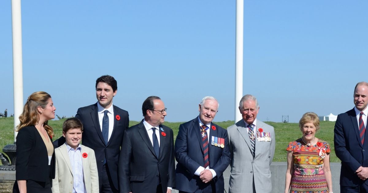 Le premier ministre canadien Justin Trudeau, sa femme Sophie Grégoire ...
