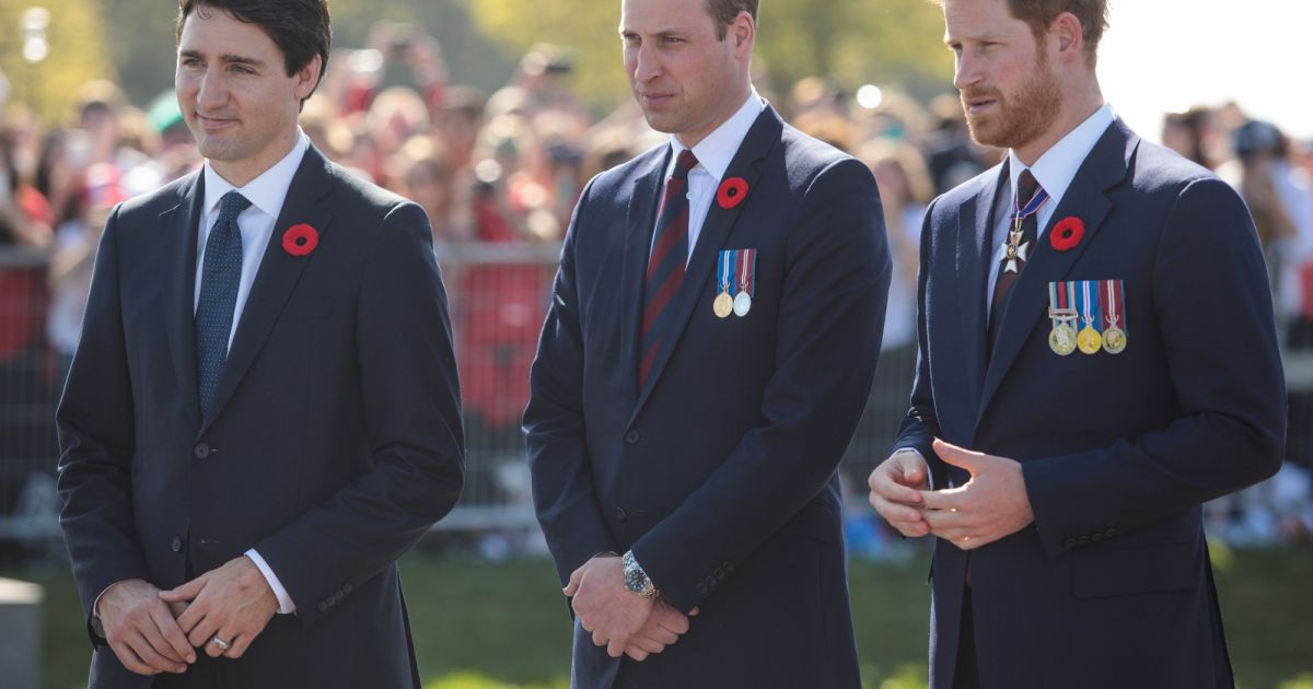 Le premier ministre canadien Justin Trudea, le prince William, duc de ...