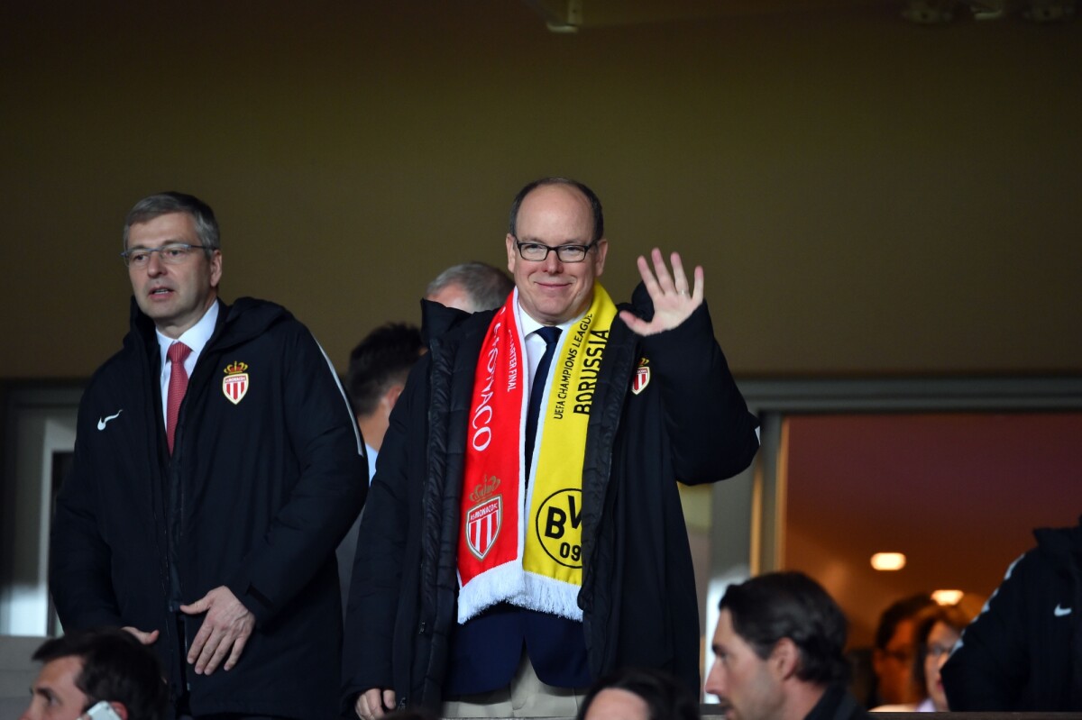 Photo : Dmitri Rybolovlev, président de l'AS Monaco, et le Prince ...