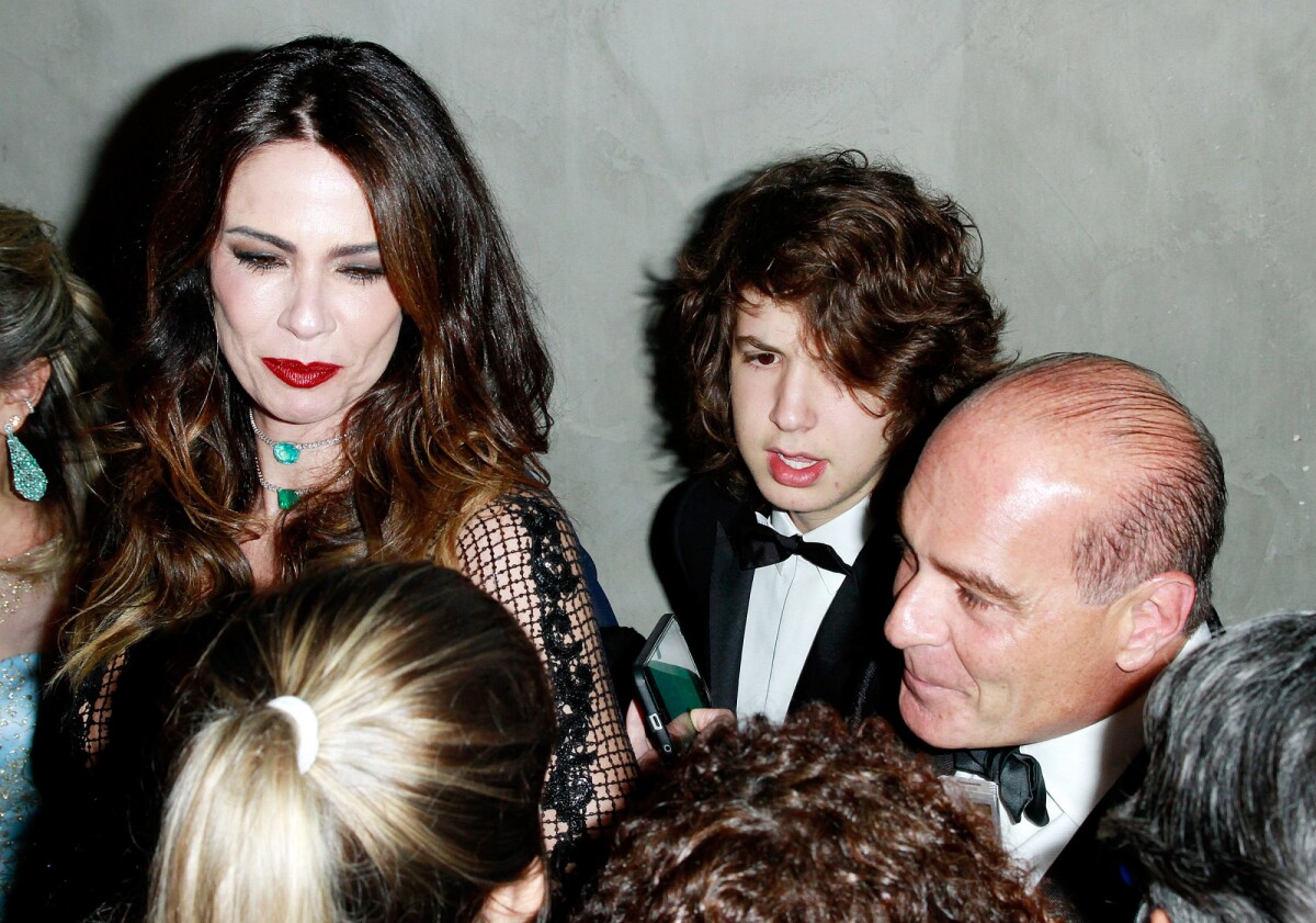 Photo : Luciana Gimenez et Lucas Jagger assistent au gala de l'amfAR à ...