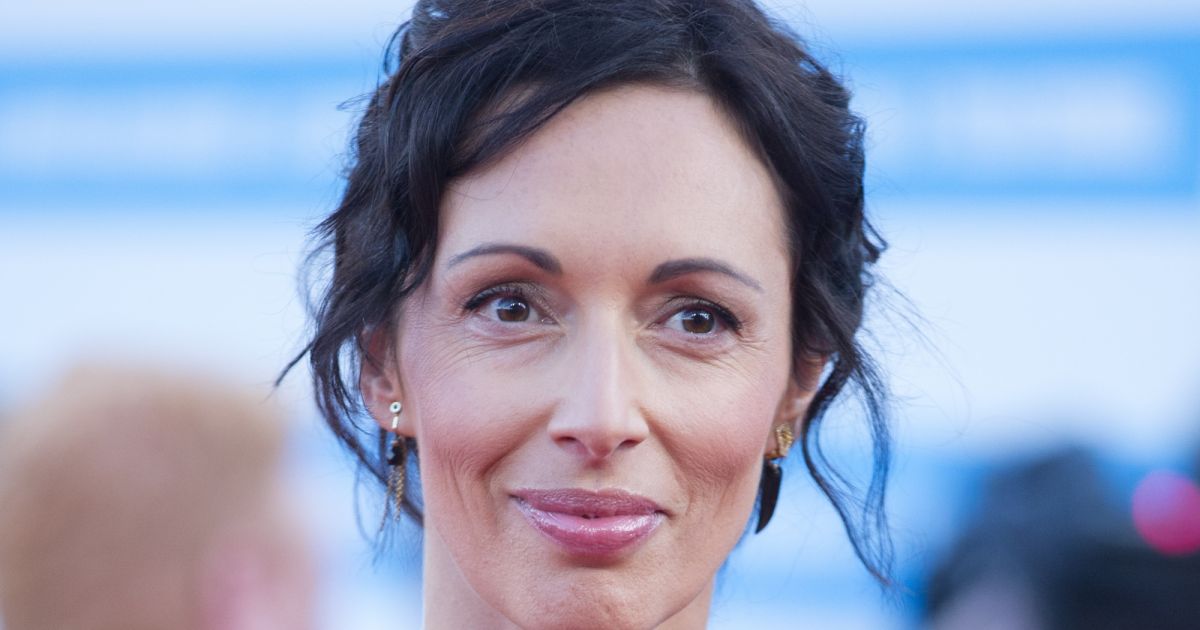 Géraldine Maillet lors de la première du film Jamais entre amis à l ...