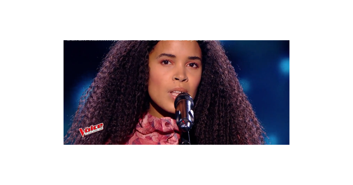 Andréa Durand dans The Voice 6 le 13 mai 2017 sur TF1. - Purepeople