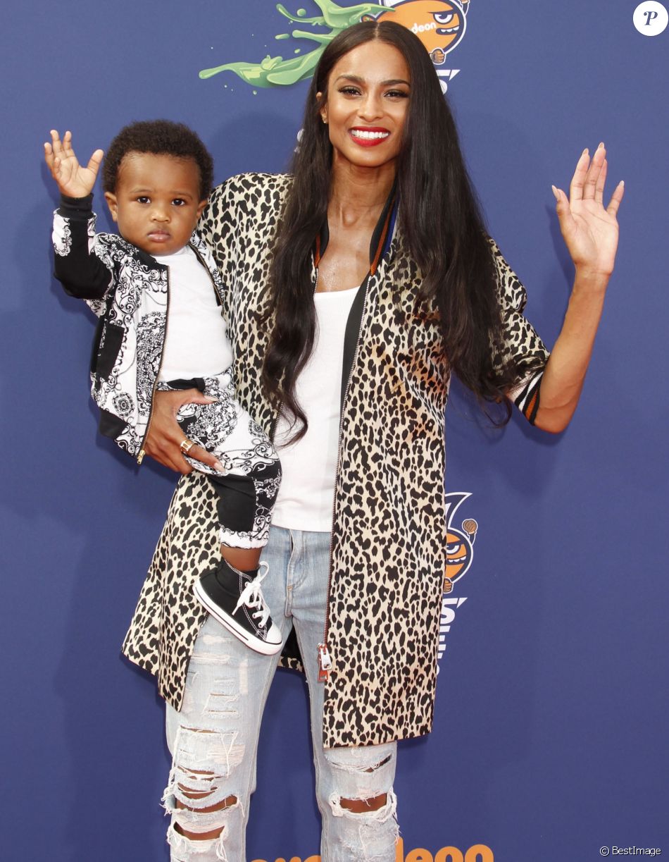 Ciara et son fils Future Zahir Wilburn au Nickelodeon Kid's Choice ...