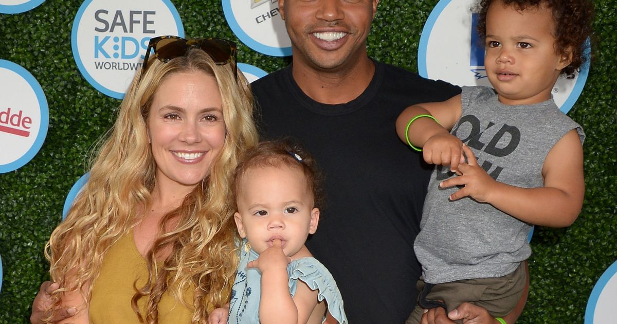 Donald Faison avec sa femme CaCee Cobb et leurs enfants Wilder et Rocco ...