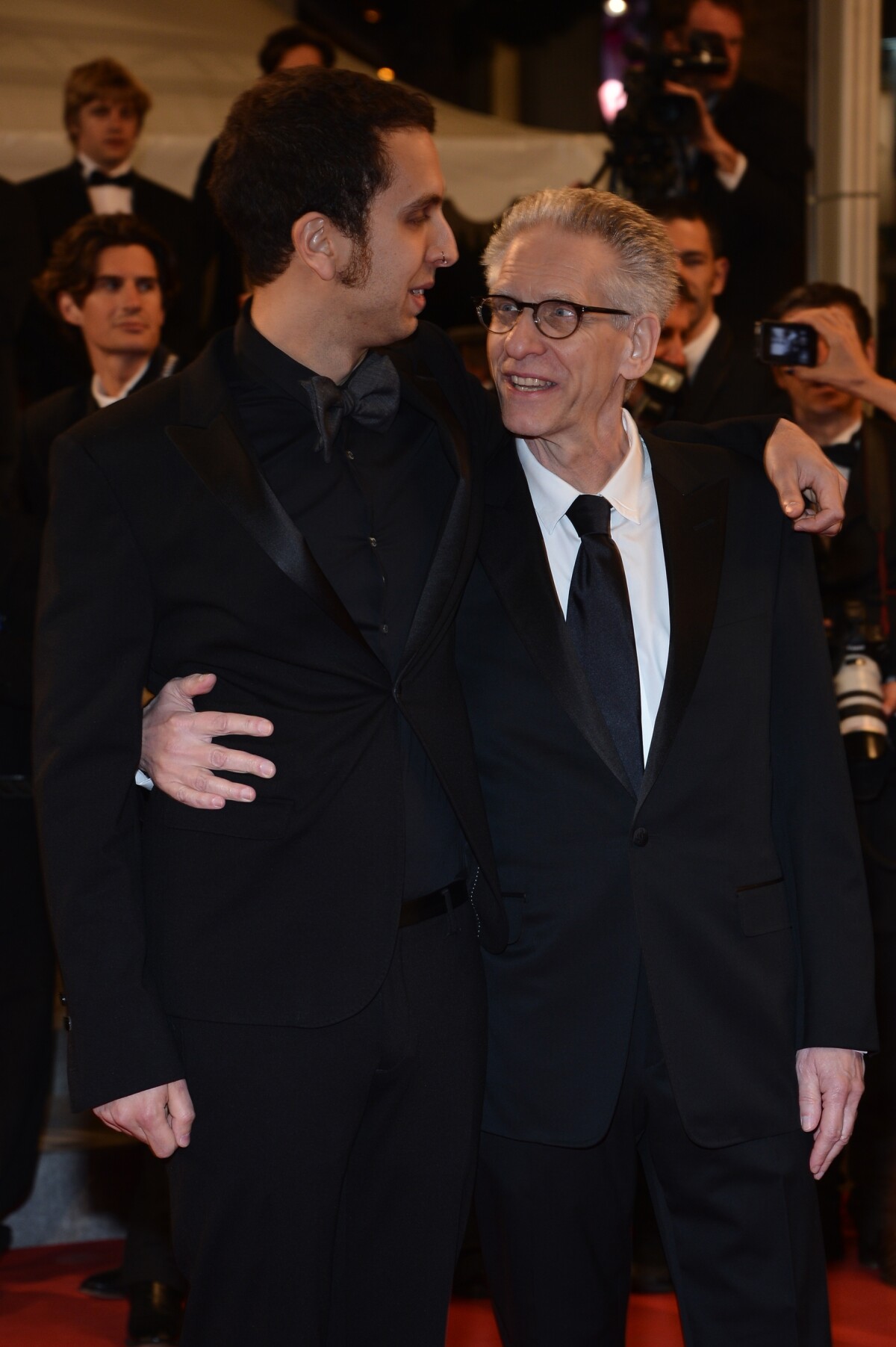 Photo : Brandon et David Cronenberg - Festival de Cannes 2012 - Purepeople