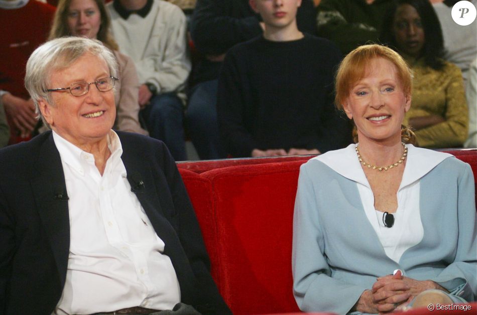Claude et Catherine Rich - Emission Vivement dimanche en 2003 - Purepeople