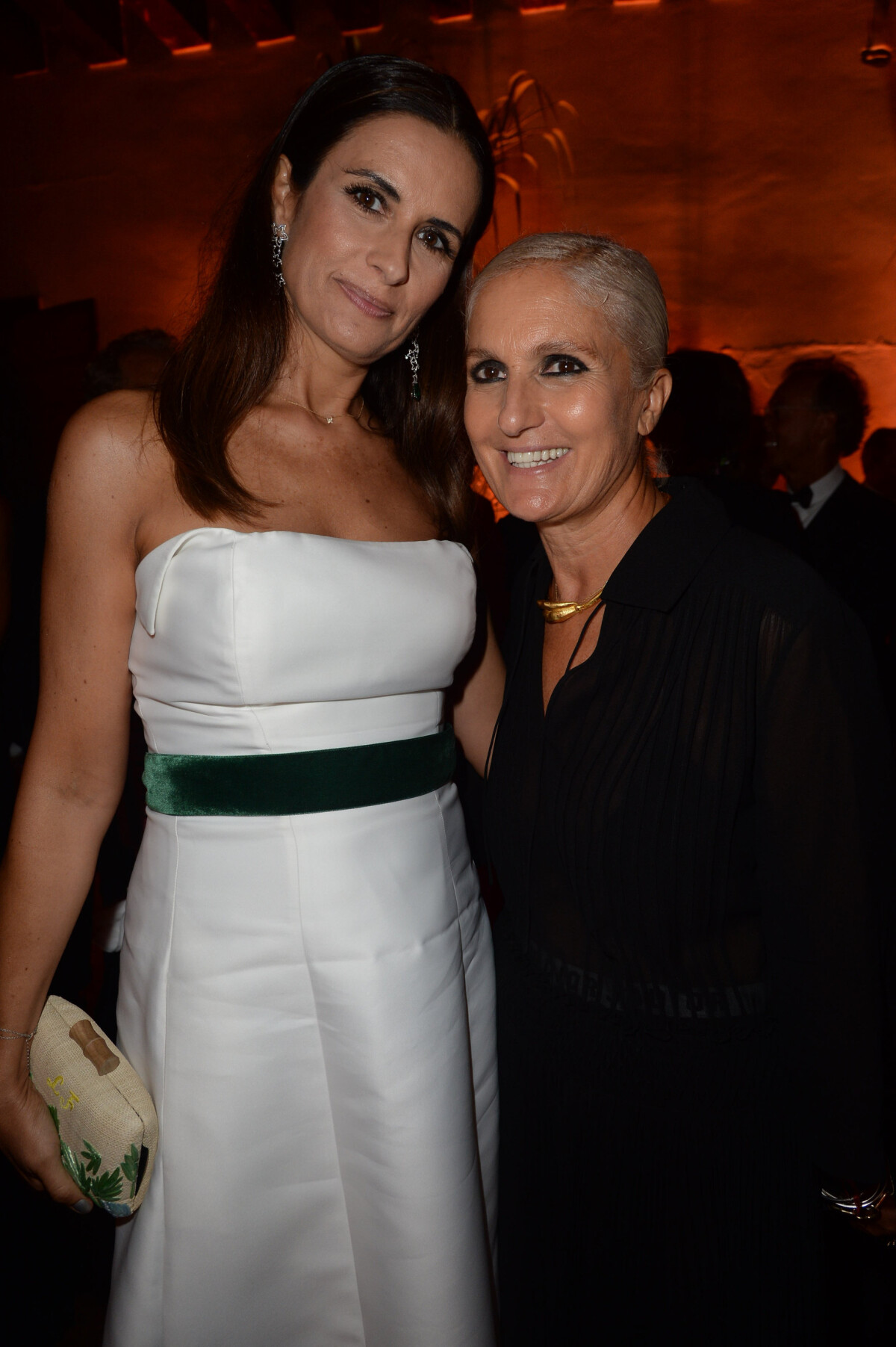 Photo : Livia Firth et Maria Grazia Chiuri lors du dîner des "Franca ...