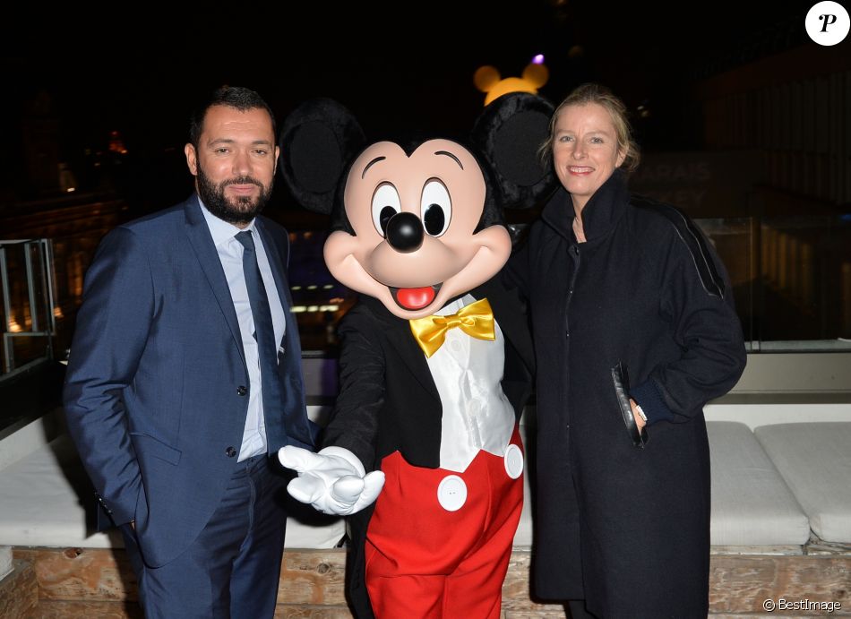 Alexandre Liot (Directeur du BHV Marais) et Karin Viard - Lancement de ...