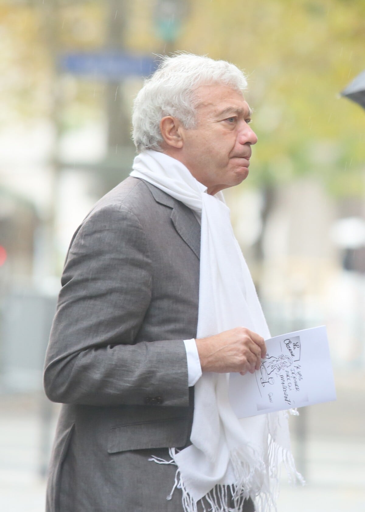 Photo : Alain Wermus lors de la cérémonie en hommage à son frère Paul ...