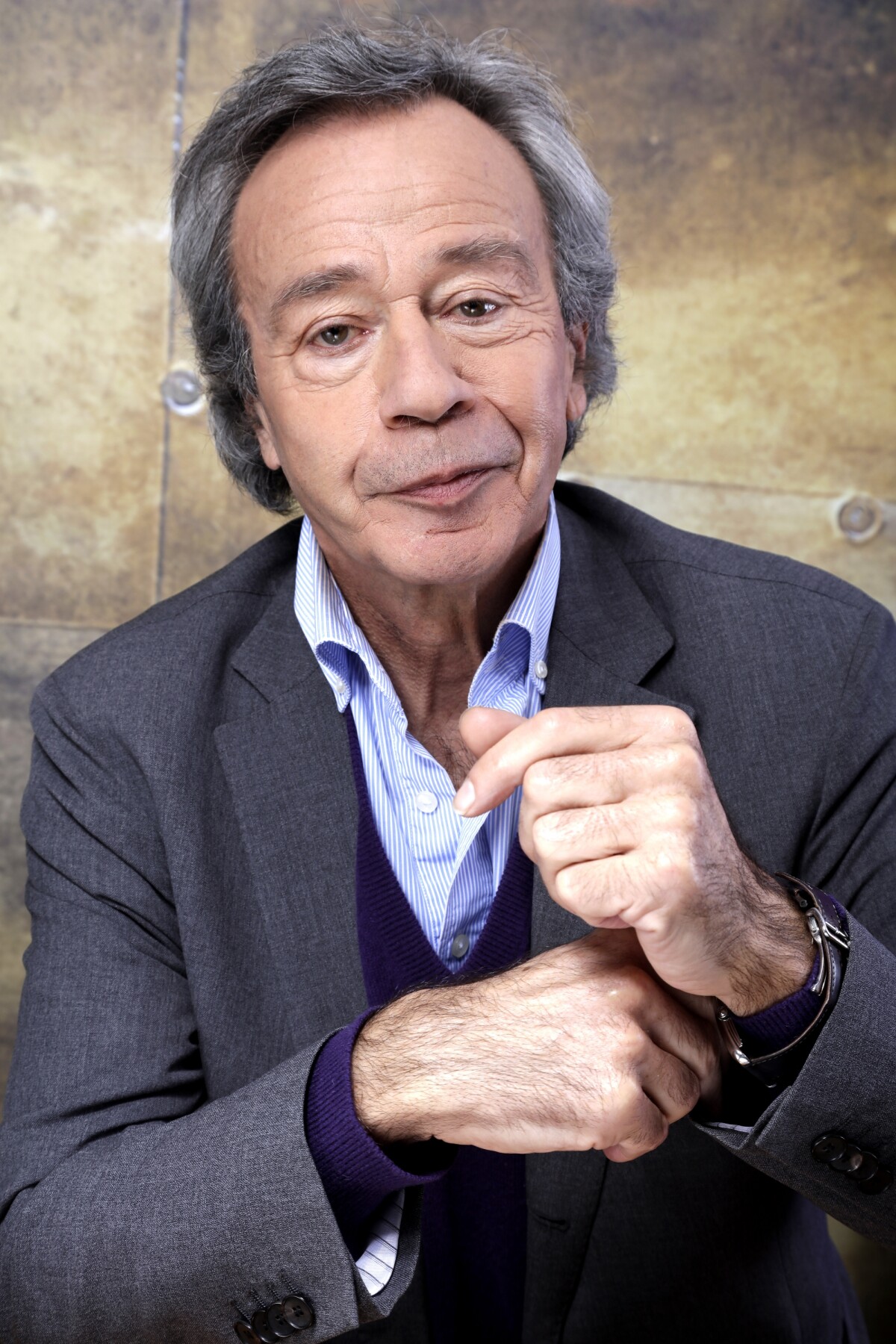 Photo : Portrait de Paul Wermus le 13 janvier 2016. Le journaliste est ...