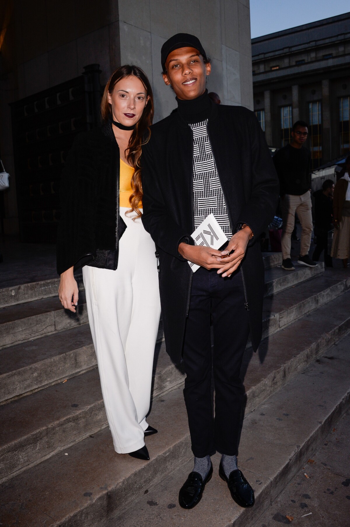 Photo : Stromae et Coralie Barbier à Paris. Le 4 octobre 2016. - Purepeople