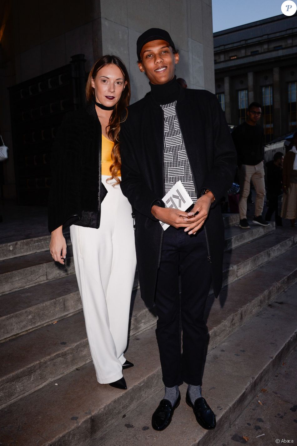 Stromae et Coralie Barbier à Paris. Le 4 octobre 2016. - Purepeople