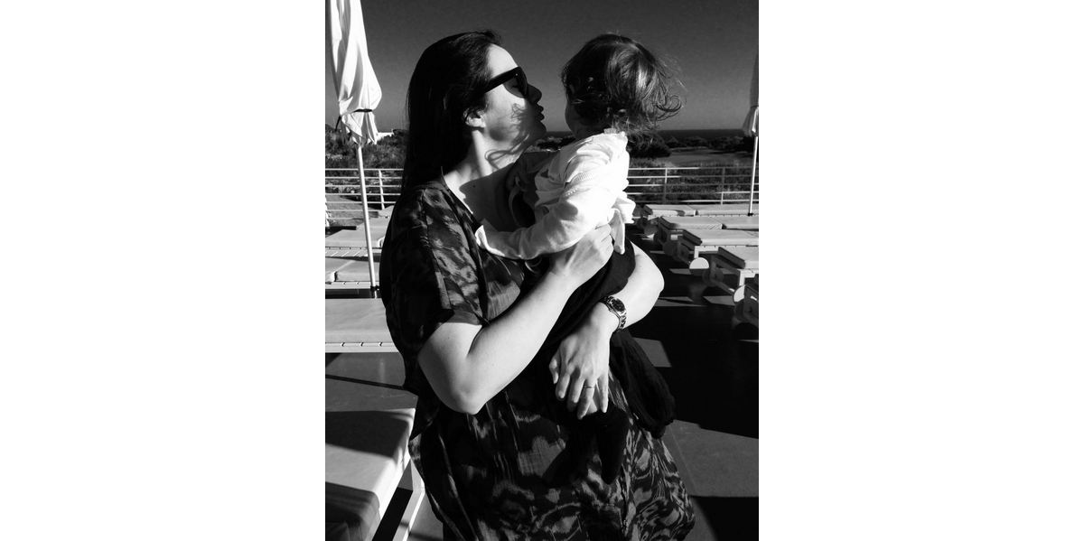 Photo : Photo de Johanna Dray et sa fille Ava. Septembre 2017. - Purepeople