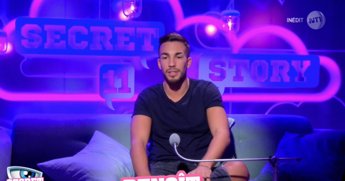 Benoît lors de la quotidienne de Secret Story 11 (NT1), vendredi 3 ...