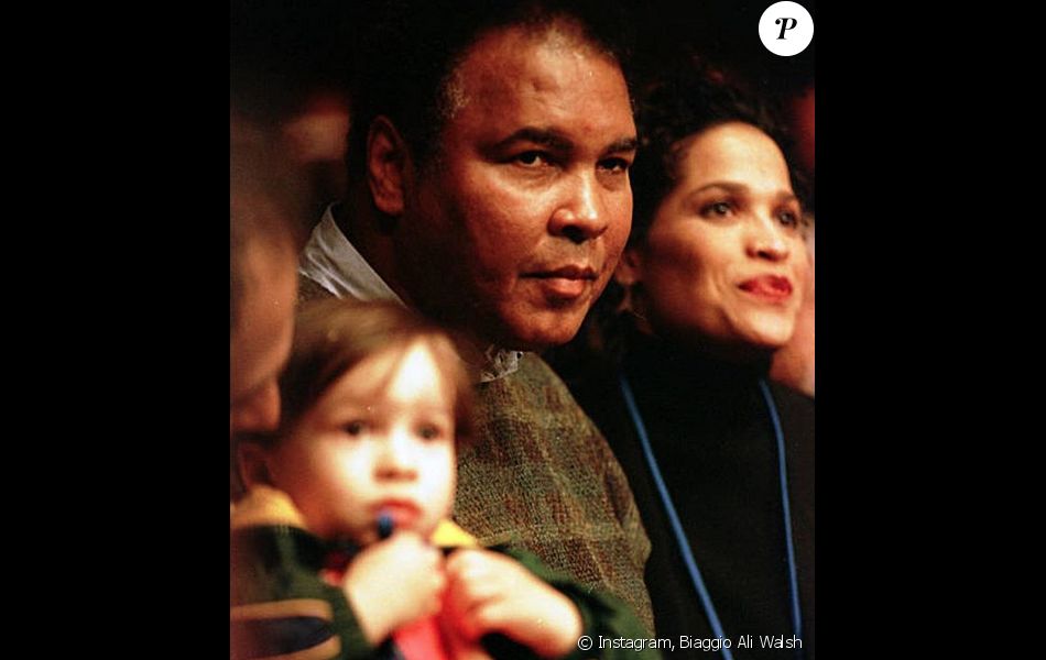 Photo de Biaggio Ali Walsh, Muhammad Ali et Rasheda Ali. - Purepeople