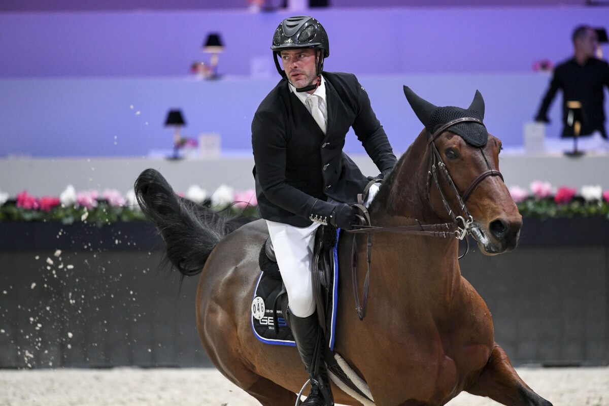 Photo : Grégory Cottard (vainqueur de l'épreuve) participe à l'épreuve ...