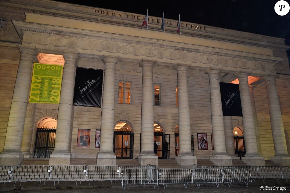 Façade de l'Odéon–Théâtre de l'Europe - Soirée en l'honneur de Jeanne ...