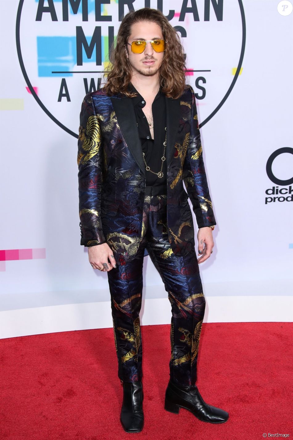Andrew Watt aux American Music Awards 2017 à Los Angeles, le 19 ...