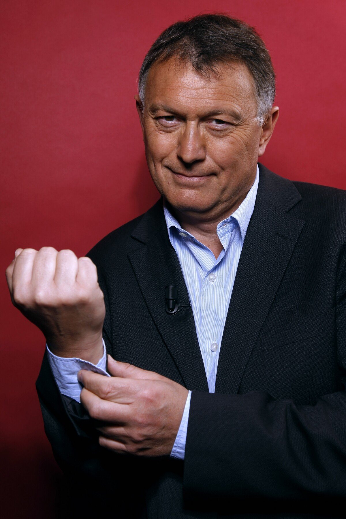 Photo : Patrick Besson, portrait 2011. - Purepeople