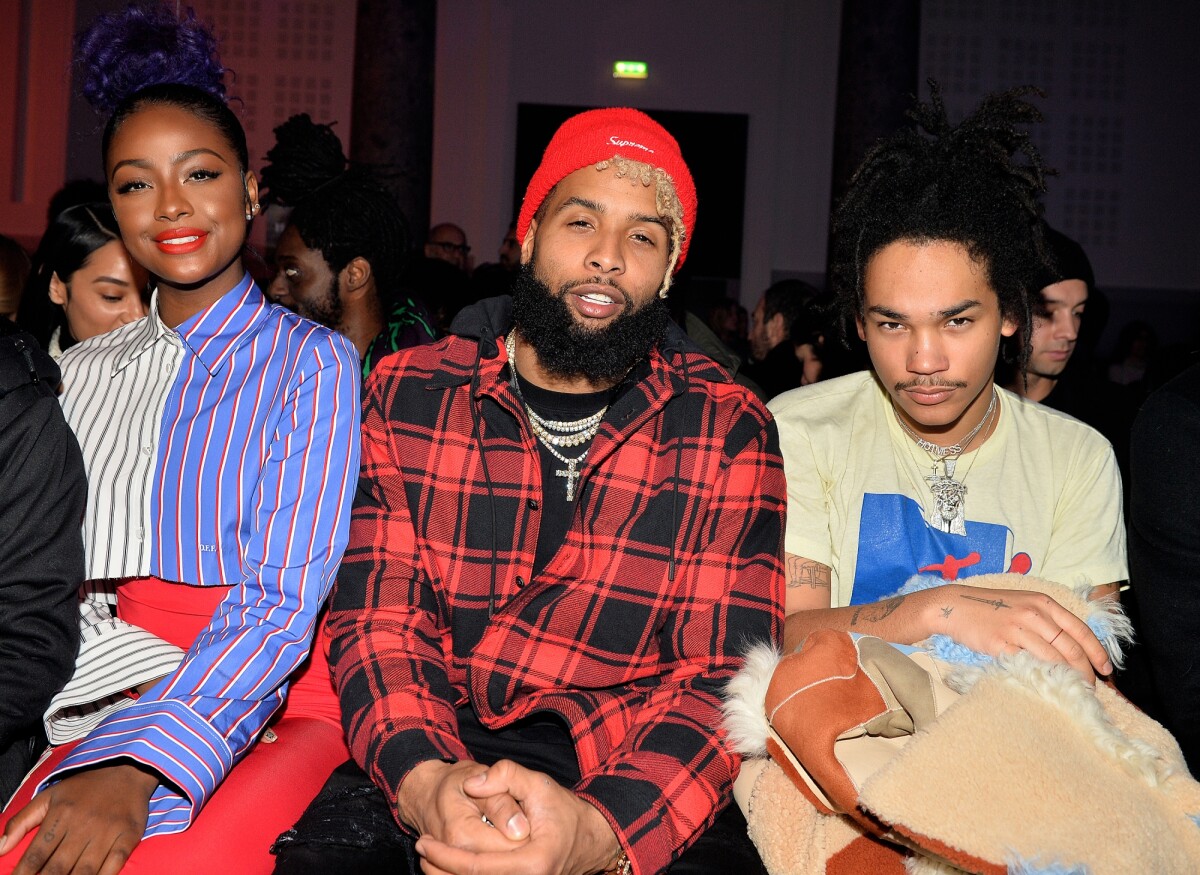 Photo : Justine Skye, Odell Beckham et Luka Sabbat - Défilé de mode ...