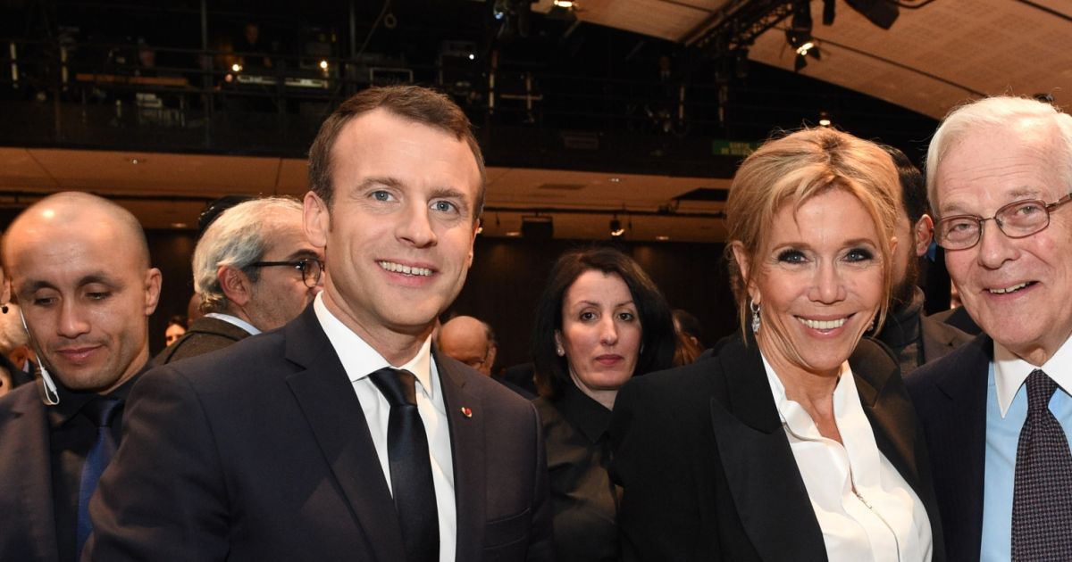 Emmanuel et Brigitte Macron, le baron Eric de Rothschild - 33ème dîner ...