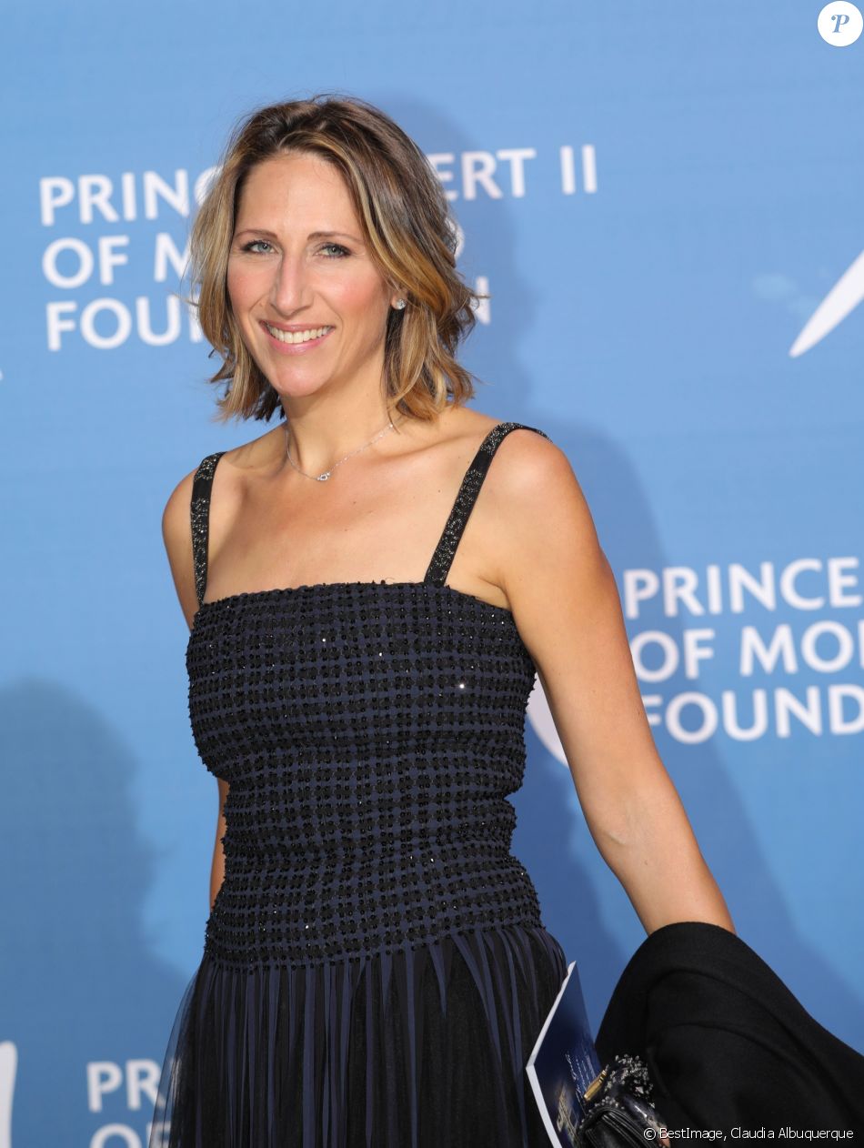 Maud Fontenoy lors du 1er Gala pour l'Océan de Monte-Carlo sur les ...