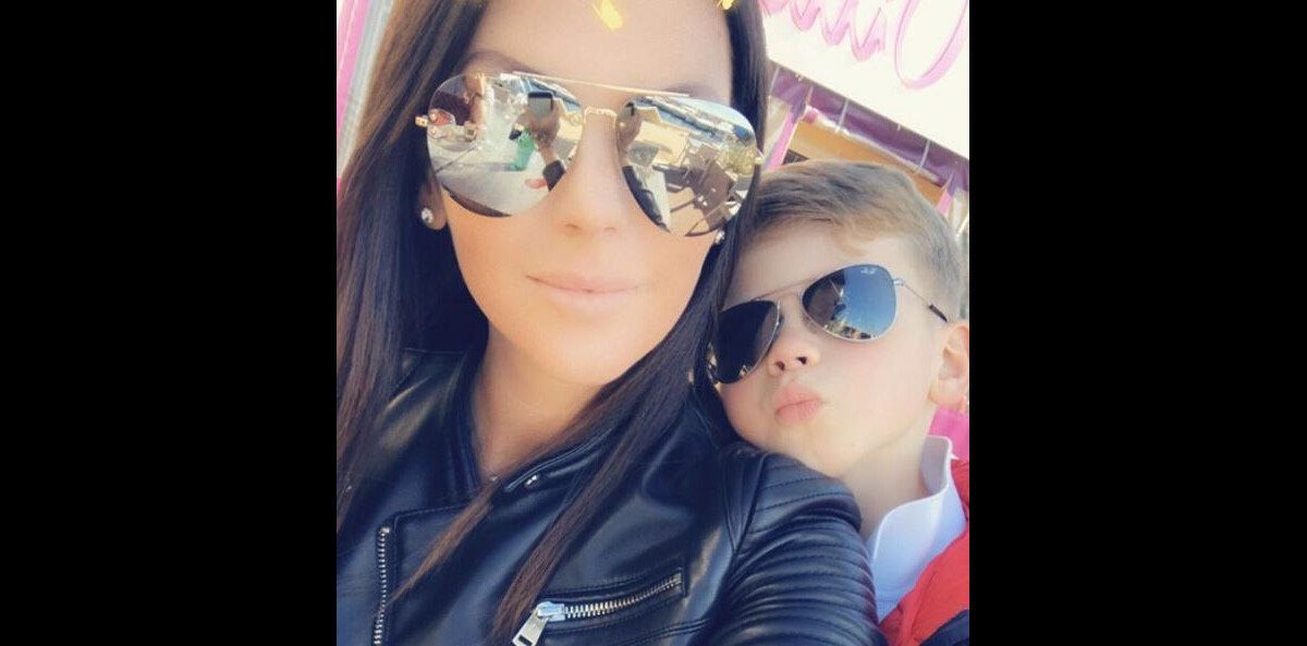 Photo : Amélie Neten et son fils Hugo - Instagram, avril 2018 - Purepeople