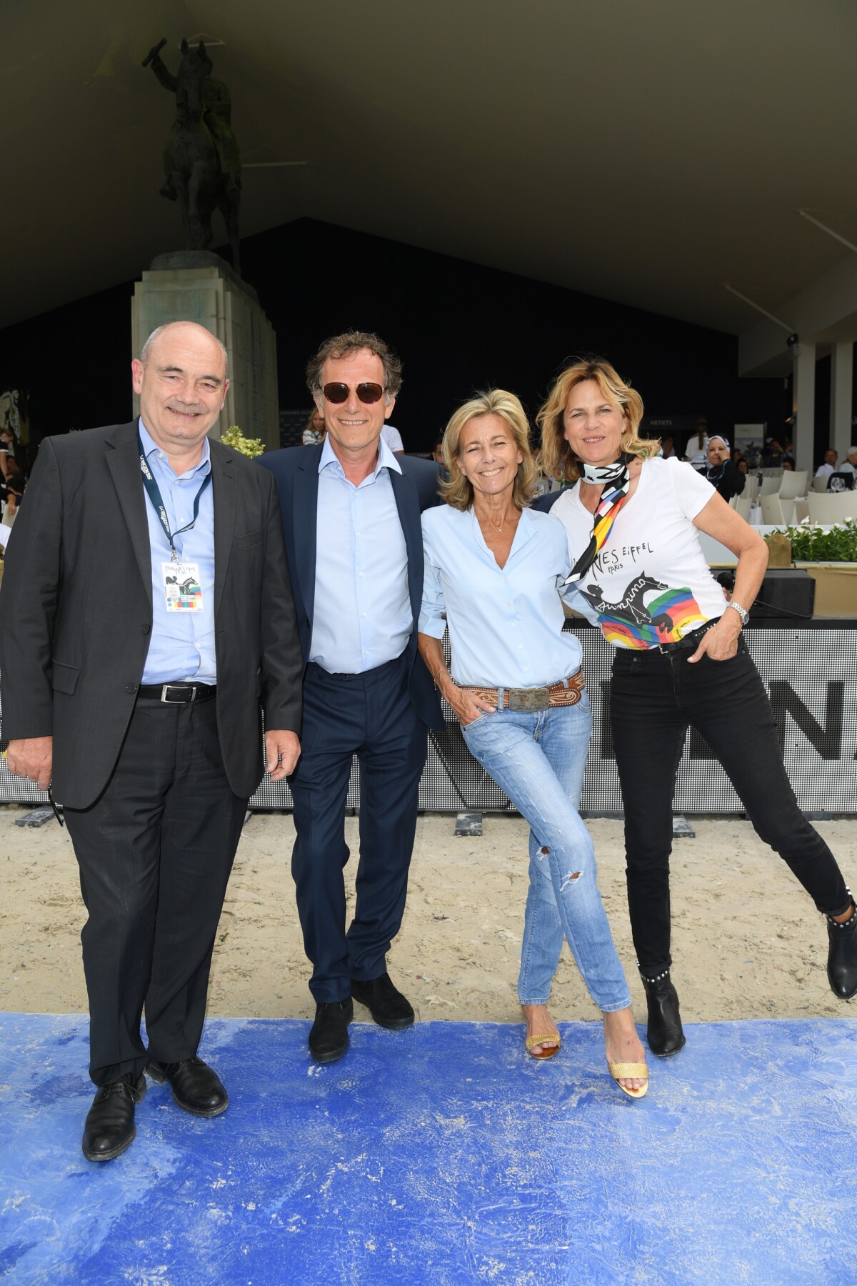 Photo : Benoit Alleaume (Renault), Charles Berling, Claire Chazal ...