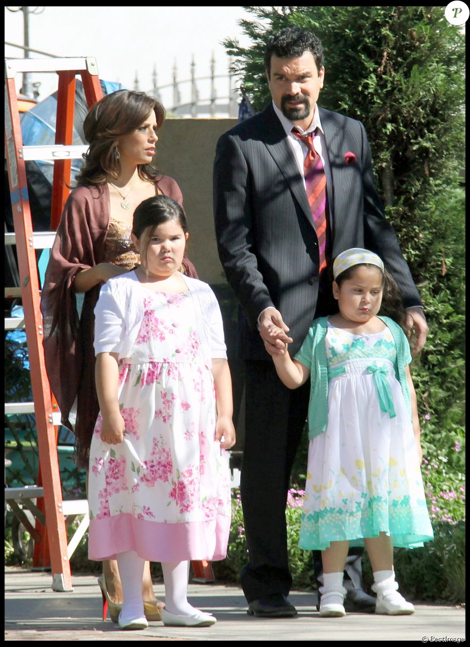 Madison De La Garza sur le tournage de la série Desperate Housewifes ...