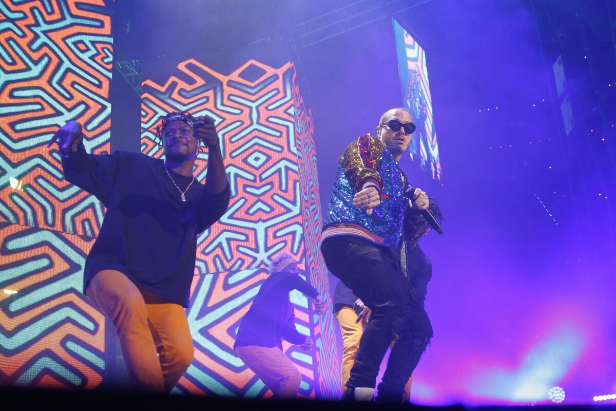 Photo : J Balvin en concert à Mexico City, le 26 mai 2018. - Purepeople