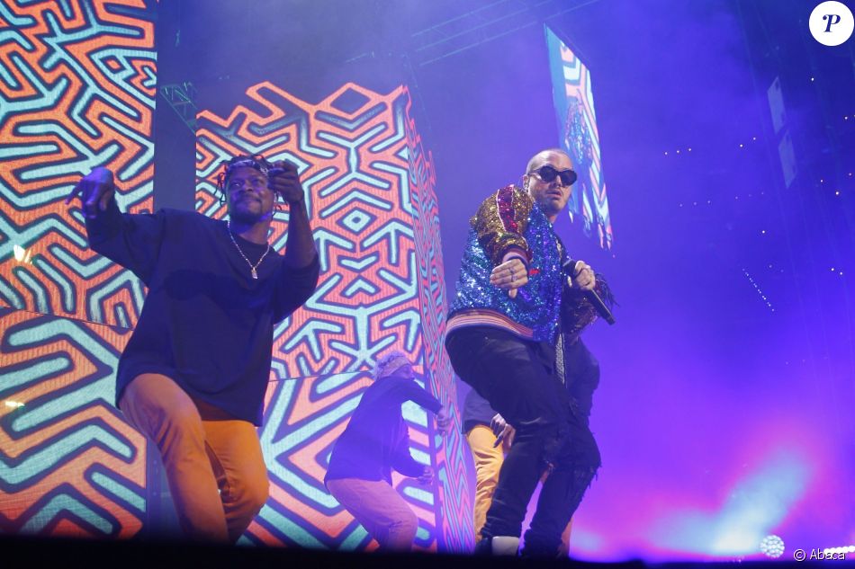 J Balvin en concert à Mexico City, le 26 mai 2018. - Purepeople