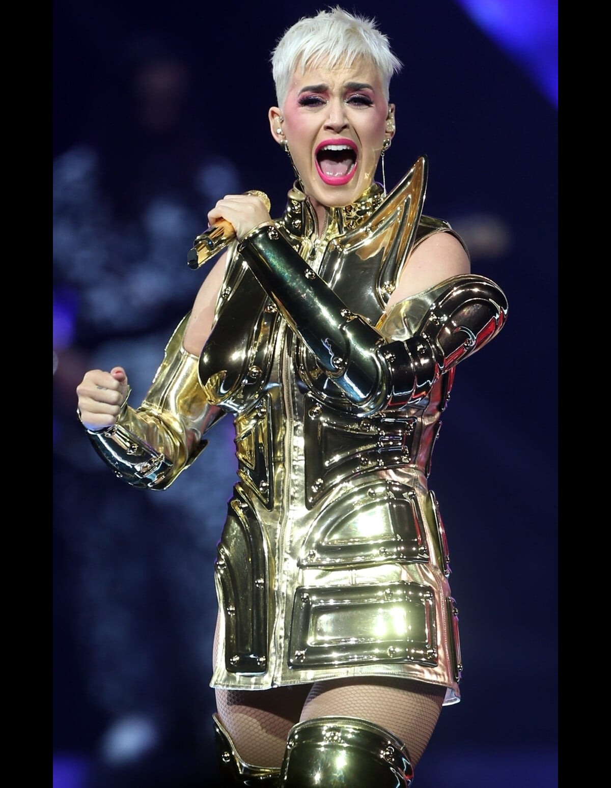 Photo : Katy Perry en concert sur la scène du Perth Arena à Perth, le ...