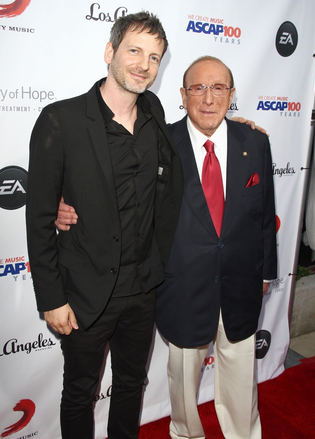 Photo : Dr. Luke et Clive Davis - Evénement "Songs of Hope X" à ...